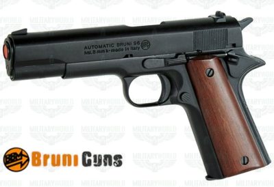 PISTOLET SEMI AUTOMATIQUE A BLANC BRUNI MODELE 96 CALIBRE 8MM " A BLANC ...